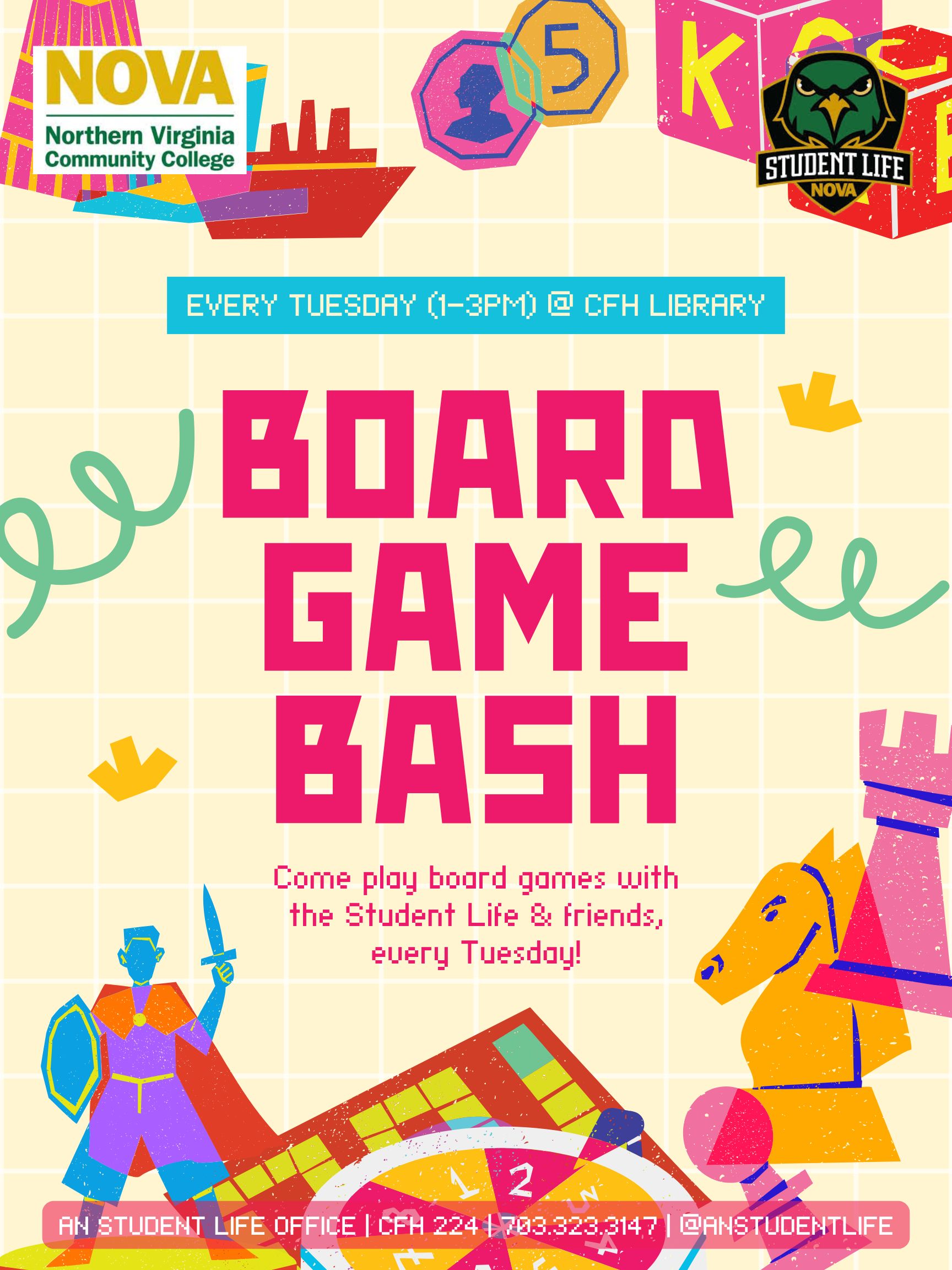Board Game Bash | Annandale Student Life - Northern Virginia Community ...