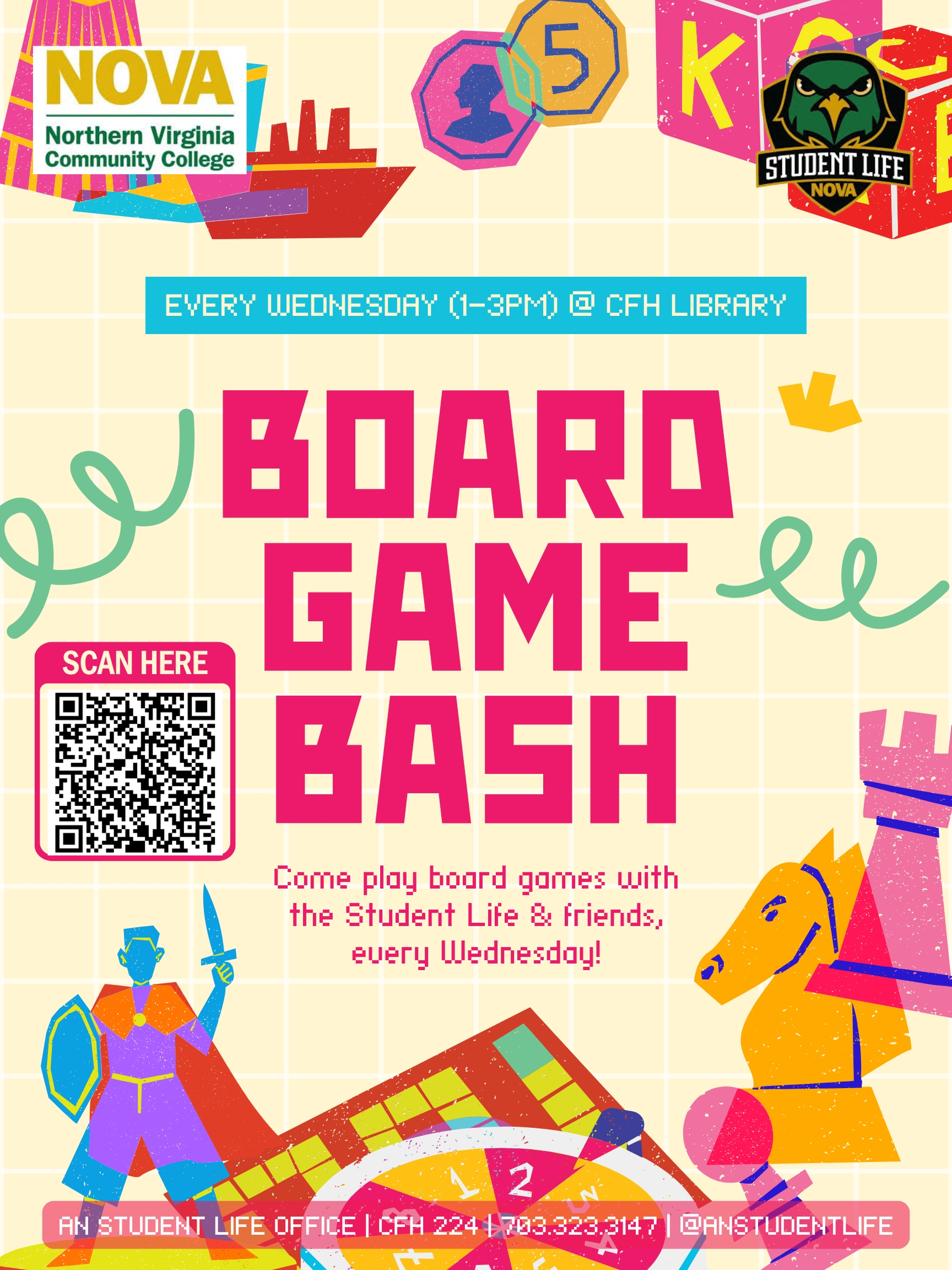 Board Game Bash | Annandale Student Life - Northern Virginia Community ...